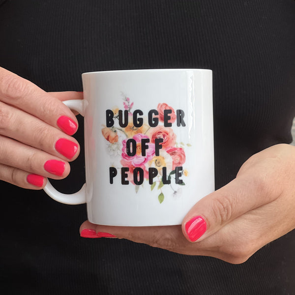 Mood Mug With Floral Background - Hendog Designs